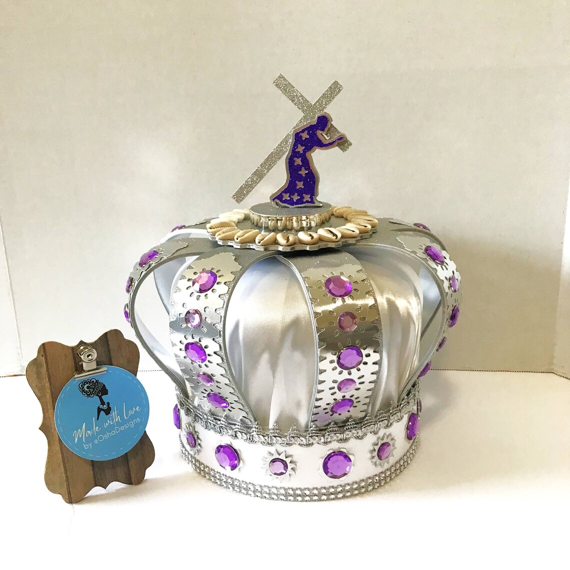 Obatala Obamoro Crown Corona Obatala Tools Santeria Orishas - Etsy