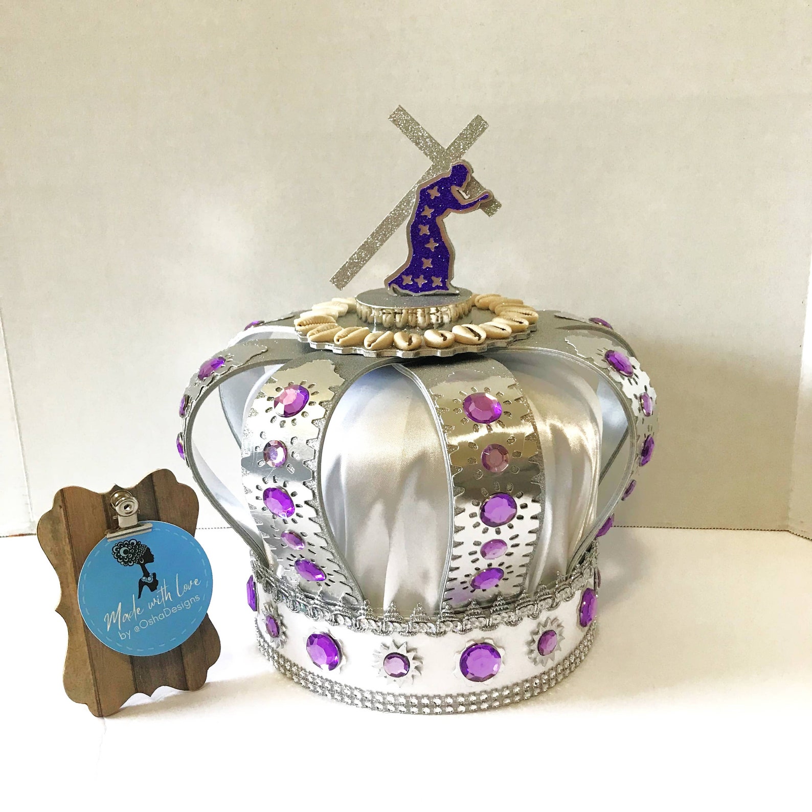 Obatala Obamoro Crown Corona Obatala Tools Santeria Orishas Afrocuban ...