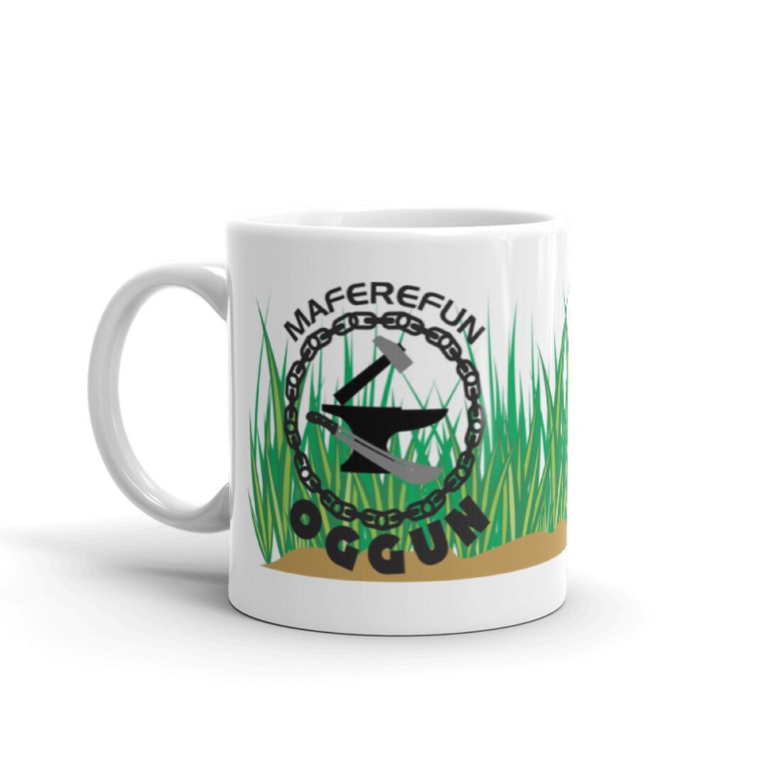 Oggun Coffee Mug Orisha Santeria Yoruba Religion Lucumi Ifa - Etsy