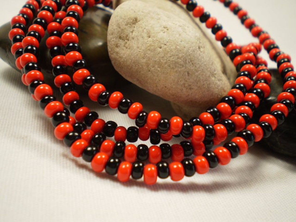 Eleggua Eleke Collares De Santeria Yoruba Elegua Black and Red Necklace ...