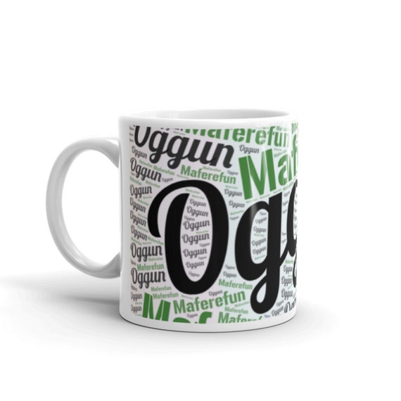 Oggun Coffee Mug Orisha Santeria Yoruba Religion Lucumi Ifa | Etsy