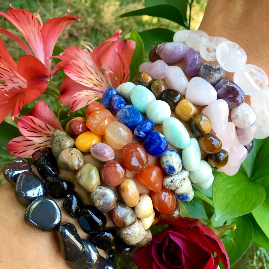 Genuine Healing Stone Bracelets - Etsy
