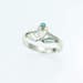 Claddagh Ring, With Real Turquoise Set in a Rose Gold Bezel Crown ...