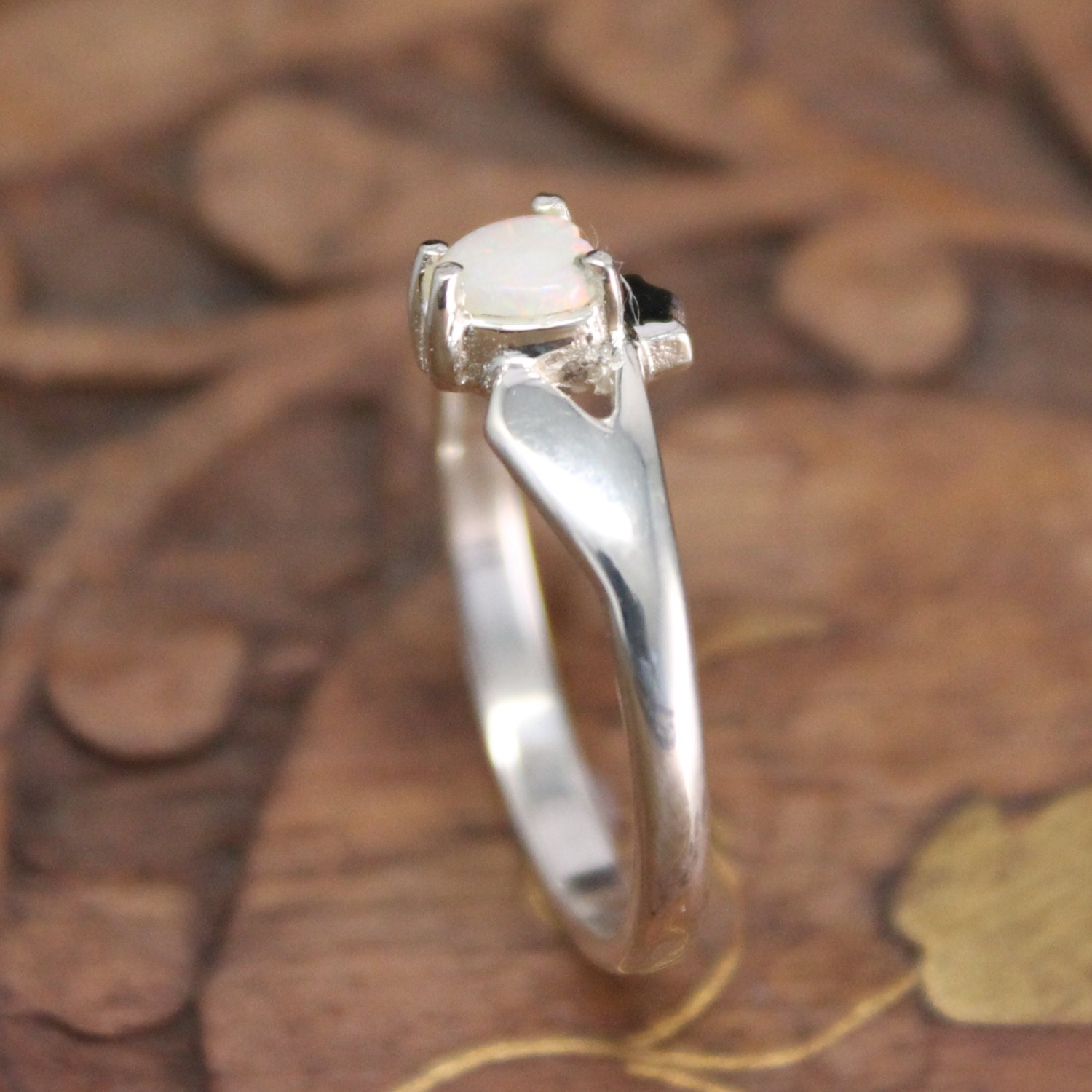 Real Irish Opal Claddagh Ring Ladies Claddagh With a - Etsy