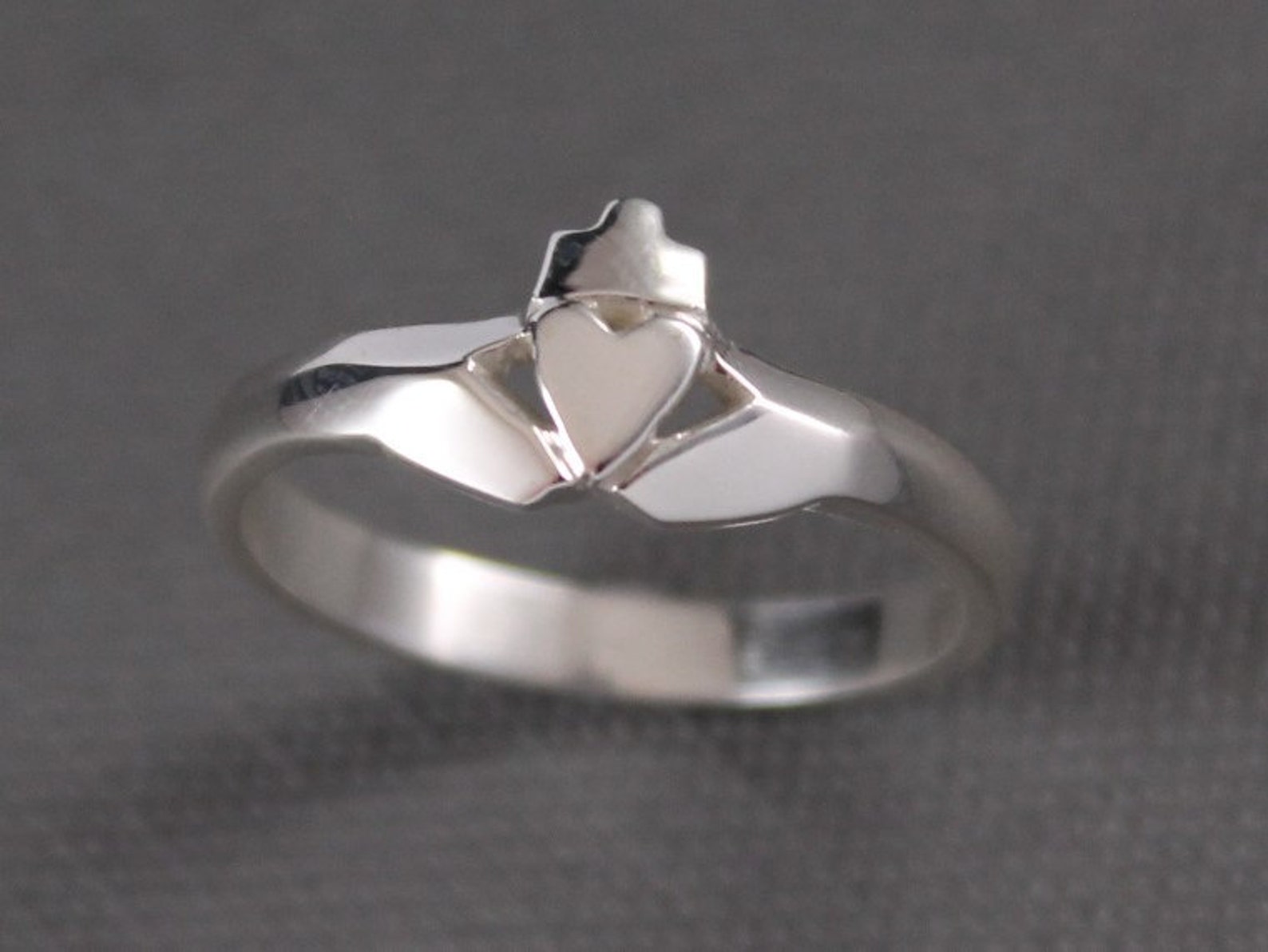 Claddagh Ring, Ladies Contemporary Claddagh Ring. Available in Fine ...