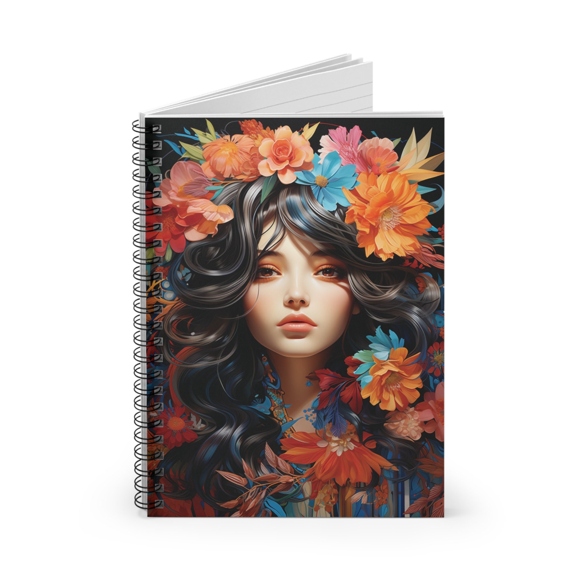 Garden Glamour Notebook Flower Power Flower Queen Floral Beauty ...