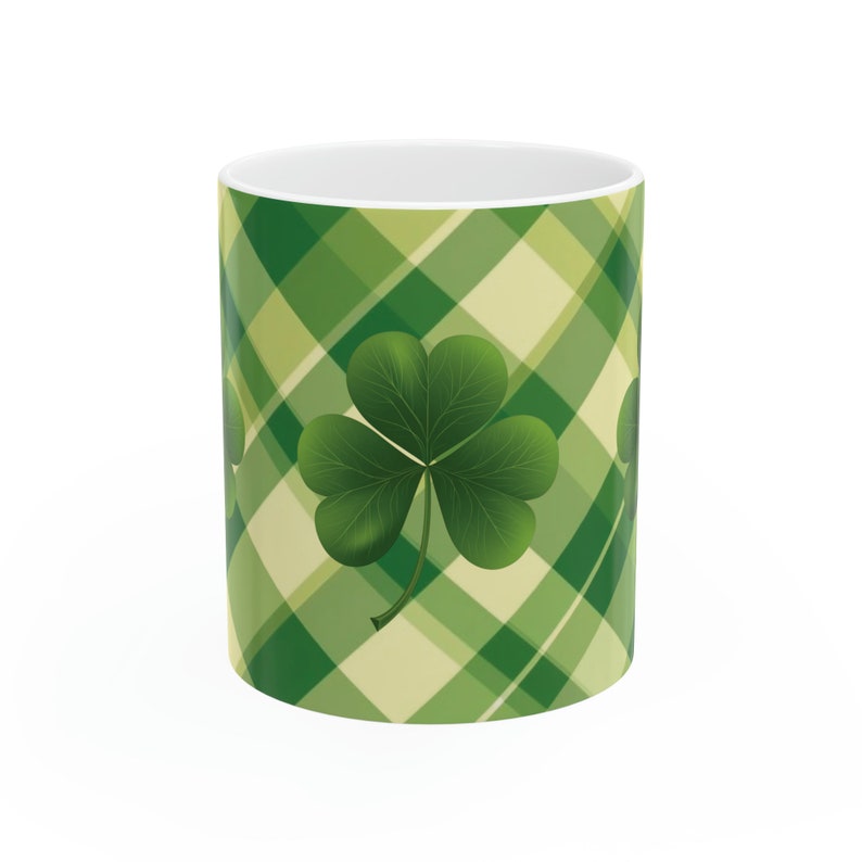 Clover Mug, Shamrock Mug, Green Clover Mug, Irish Mug, Ireland Mug ...