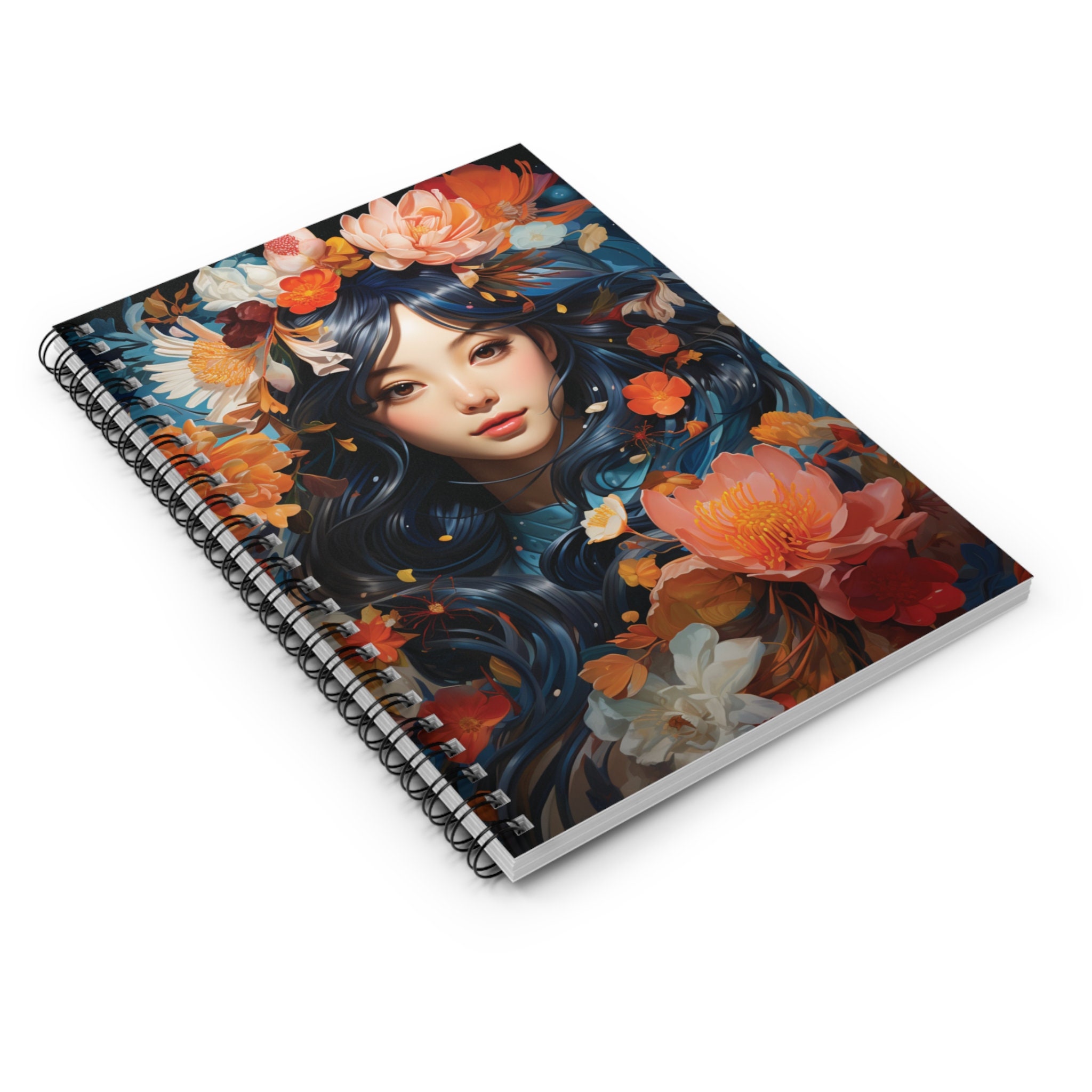 Radiant Beauty Notebook Chibi Queen Whimsical Notebook Crowned With ...