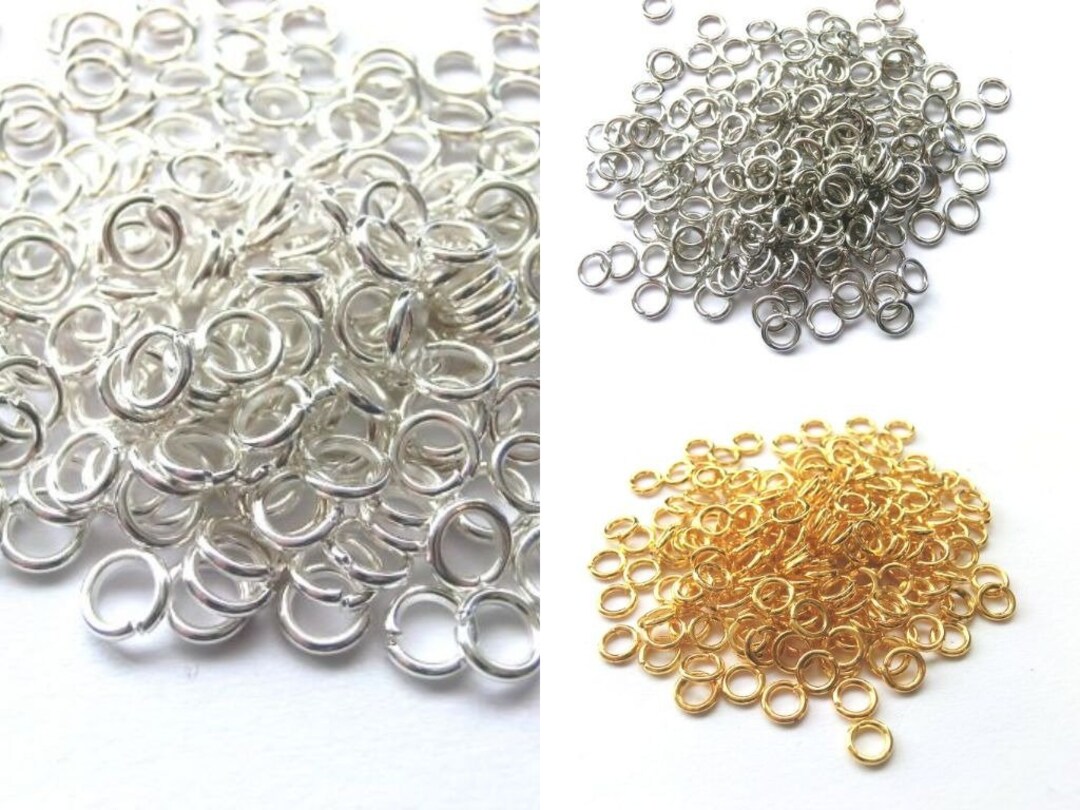 Jump Rings 5 Mm Closed 200 Pieces Color Selection Jump Rings - Etsy