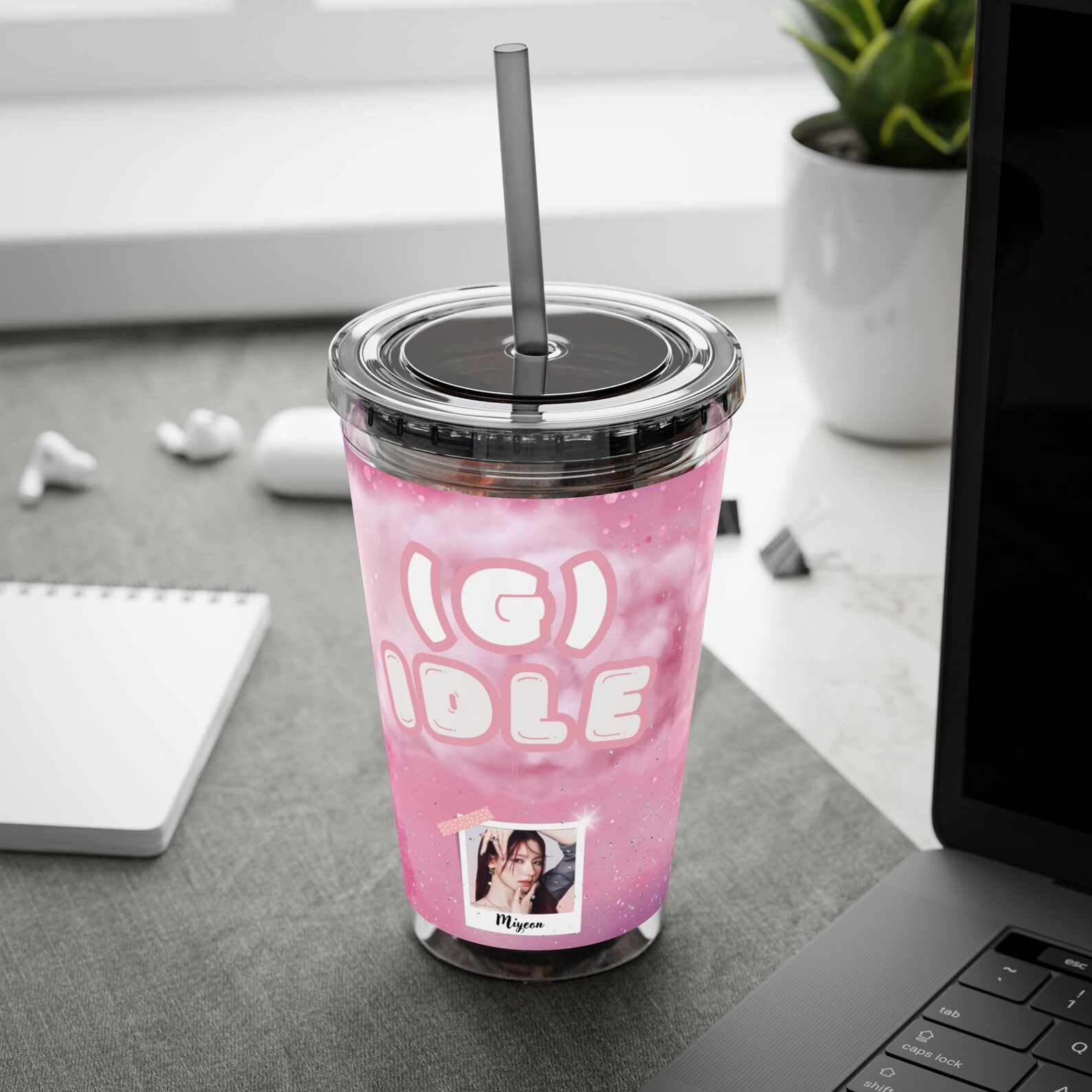 Kpop Tumbler, G-idle Inspired Cup, Kpop Fan Gift, G-idle Merch, 16oz ...