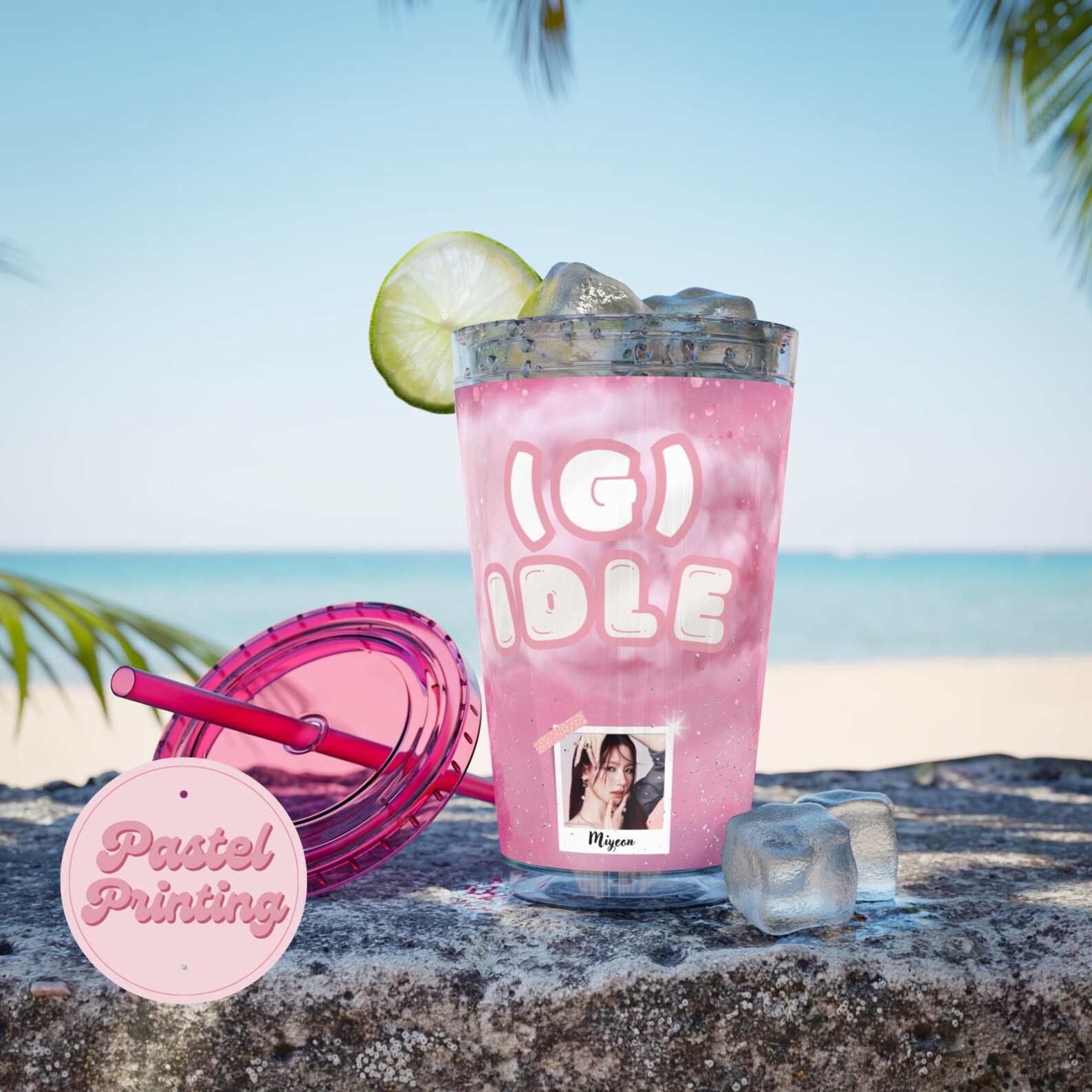 Kpop Tumbler, G-idle Inspired Cup, Kpop Fan Gift, G-idle Merch, 16oz ...