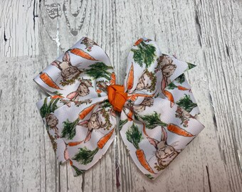 Rabbit Hair Bow | Etsy