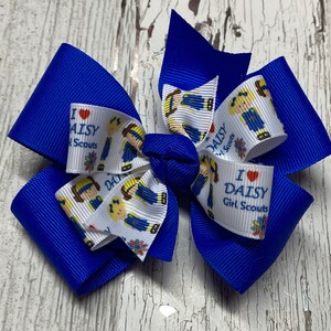 Girl Scouts Daisy Scout Double Stacked Pinwheel Boutique Hair - Etsy