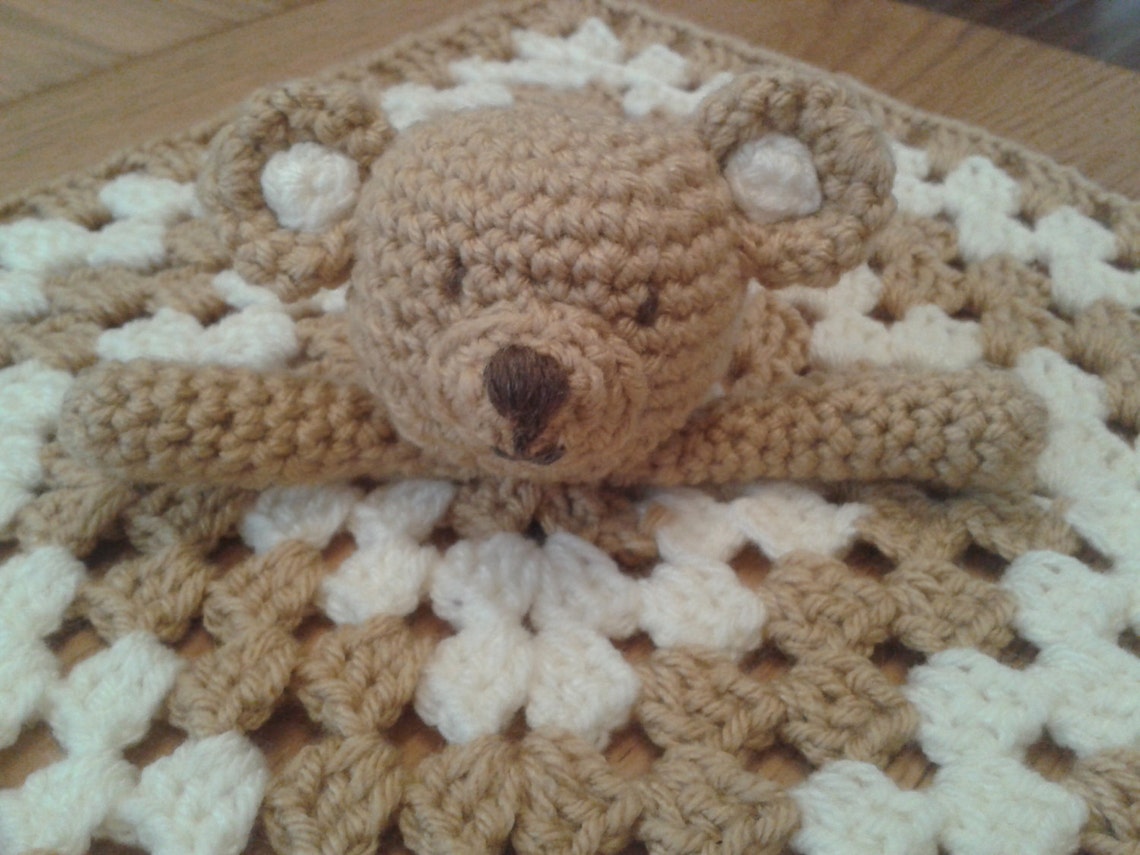 Teddy Bear Lovey Crochet PATTERN - Etsy UK