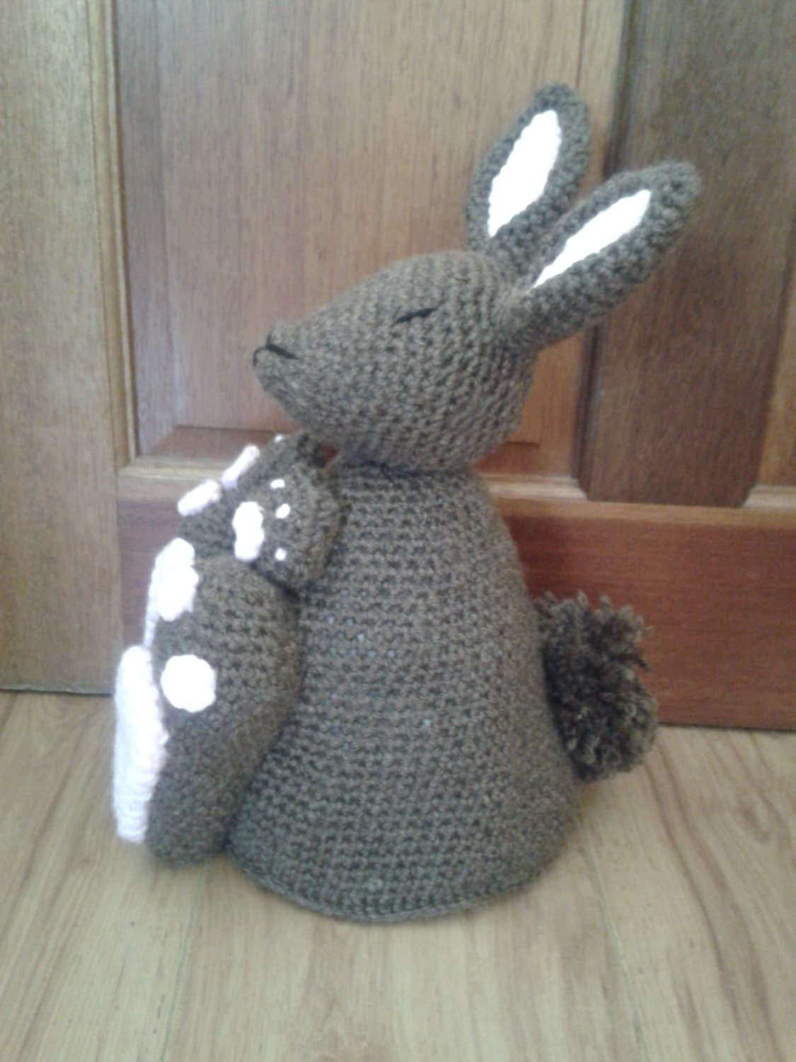 Rabbit DOORSTOP Crochet PATTERN Amigurumi Bunny - Etsy