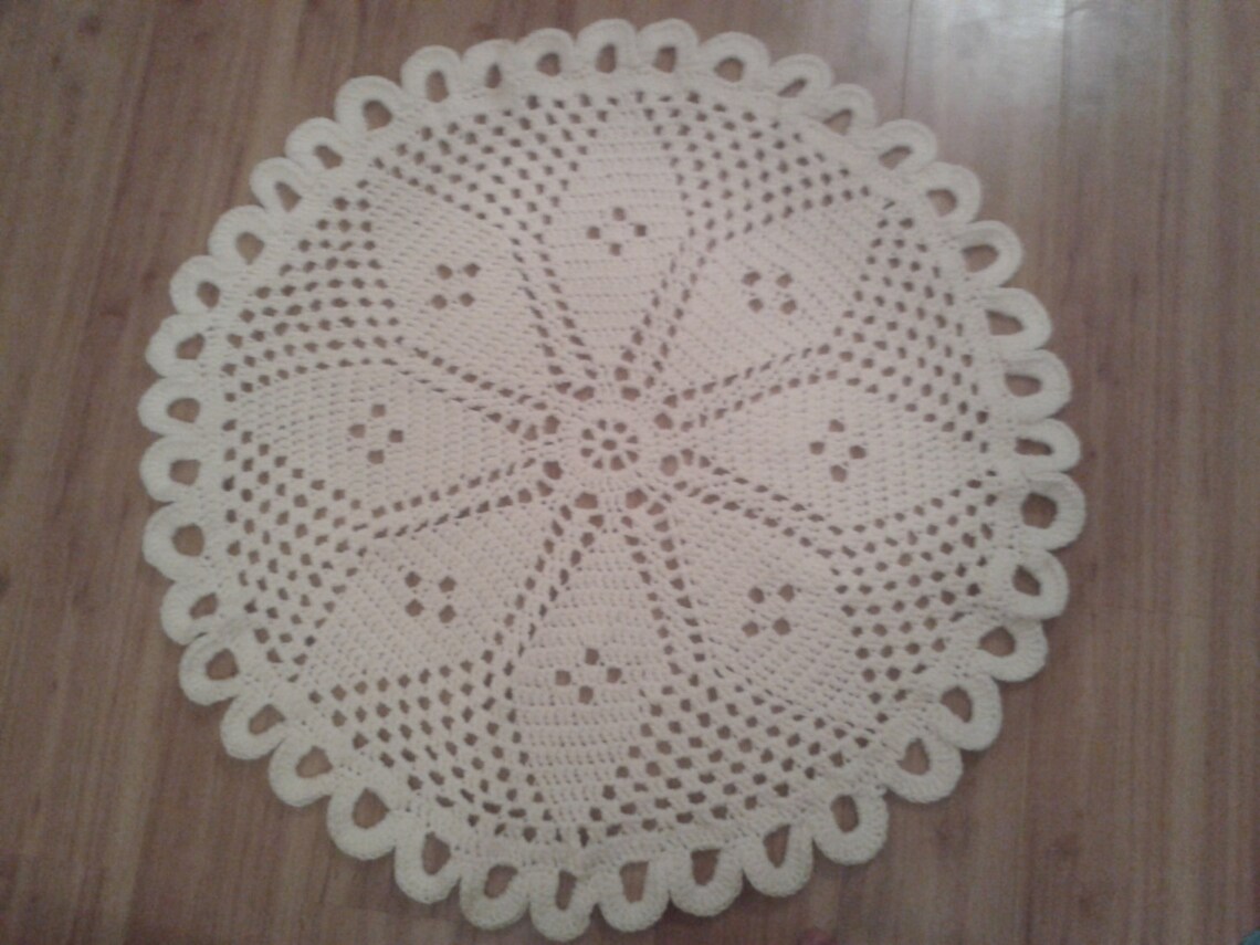 Rug Crochet PATTERN Star | Etsy