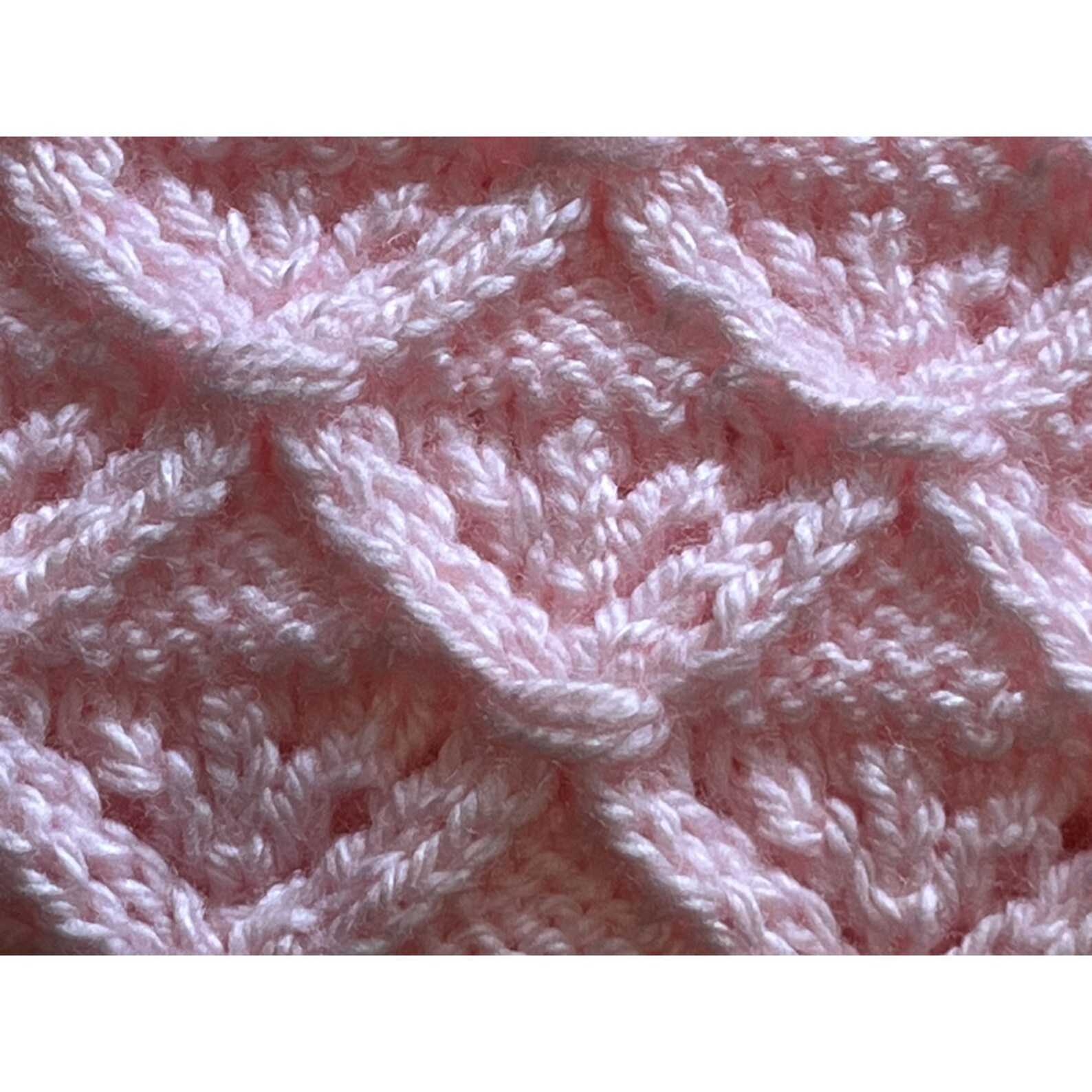 Lace Baby Blanket KNITTING PATTERNS, Intermediate Level, Little Peaks ...