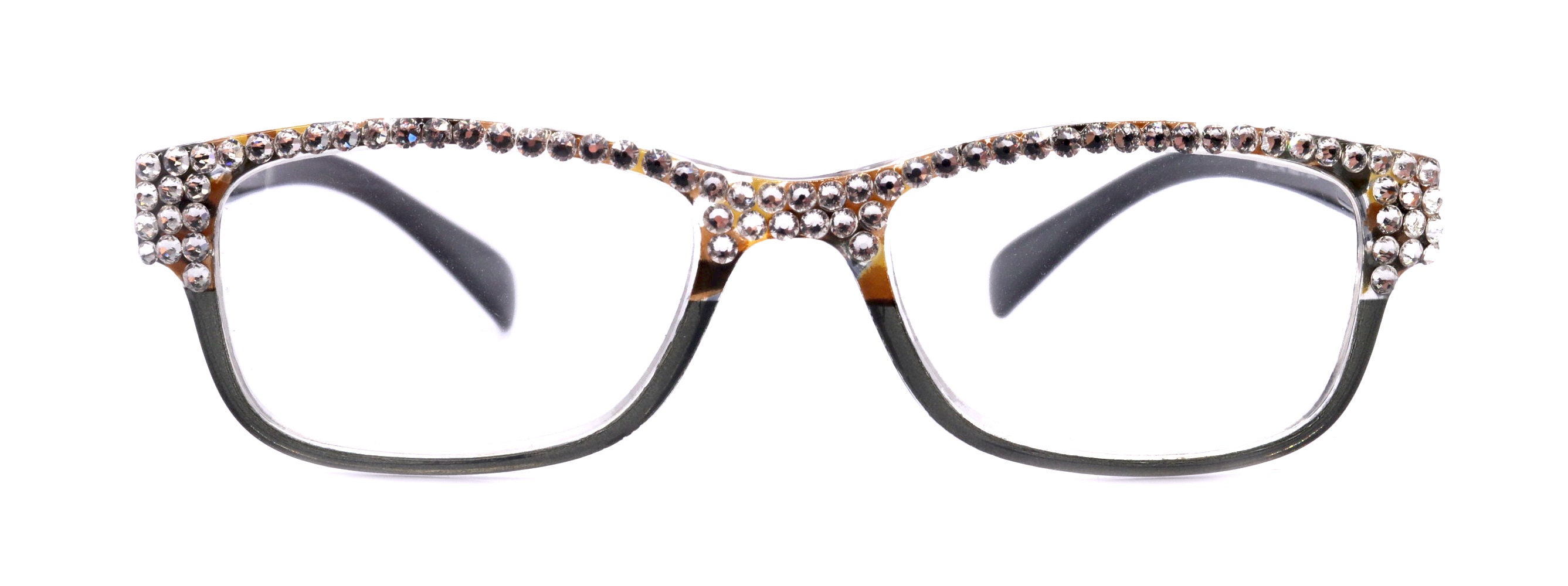 Olivia Bling Women Reading Glasses Adorned With Full Top Etsy