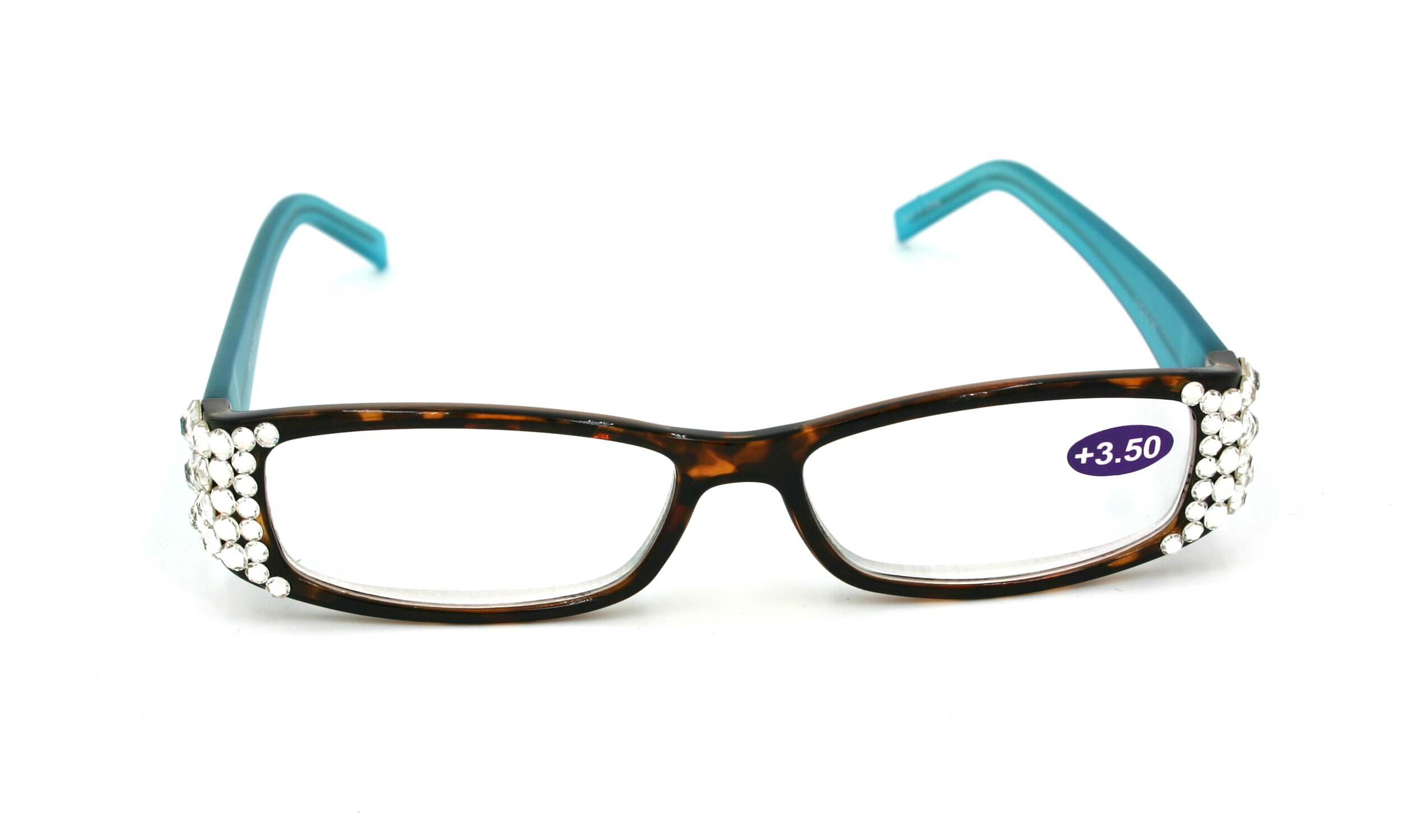 All Favorite Bling Reading Glasses Women Adorned W Clear Etsy