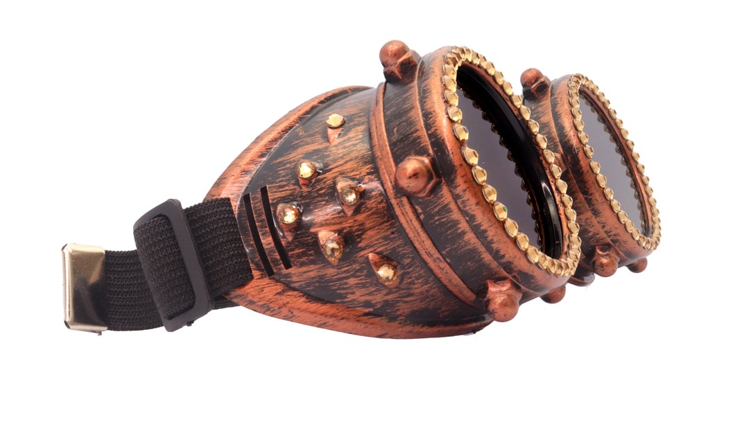 Bling Steampunk Goggles Diesel, Vintage Style, Burning Man, Rave ...