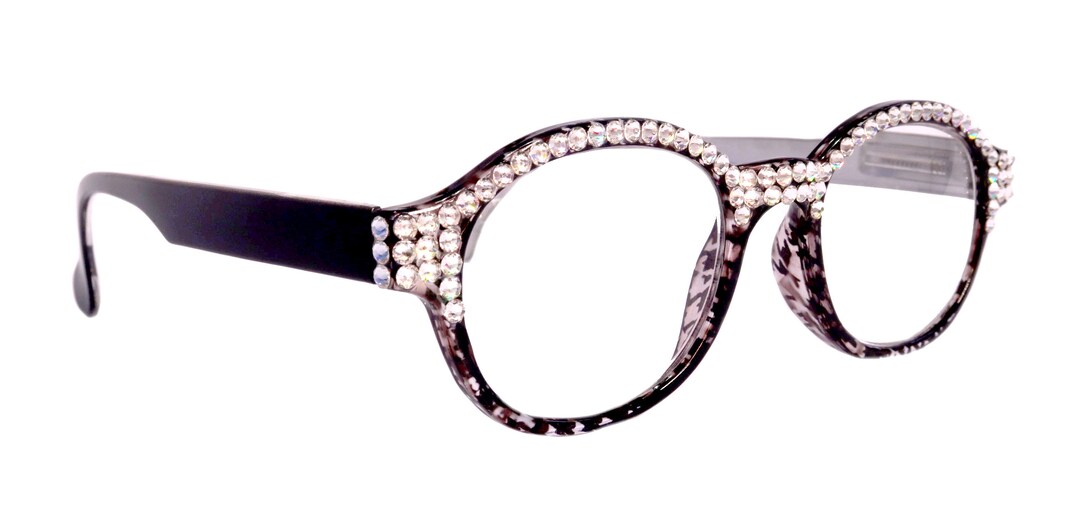 The Alchemist, (bling) Round Women Reading Glasses W (full TOP) (clear ...