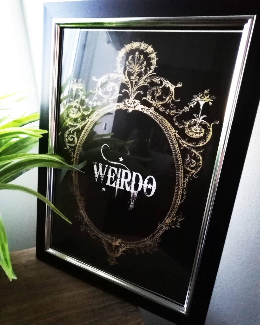 Weirdo Print, Gothic Print, Digital Print, Gothic Decor, Alternative ...