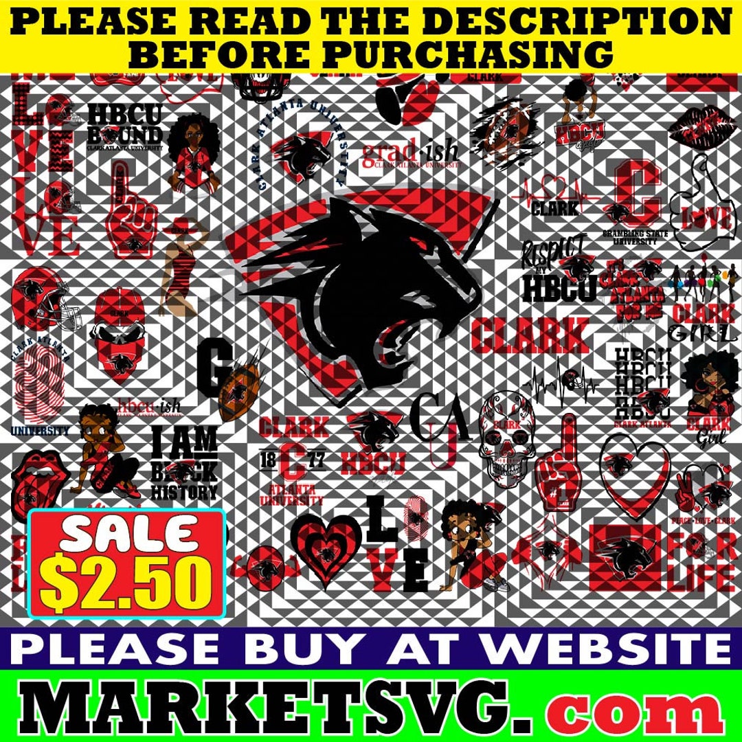 Clark Atlanta University Svg, HBCU Svg Collections, HBCU Svg, Football ...