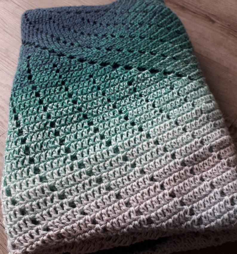 Spin Me Around Blanket | Lightweight Cotton | Handmade Crochet Blanket ...