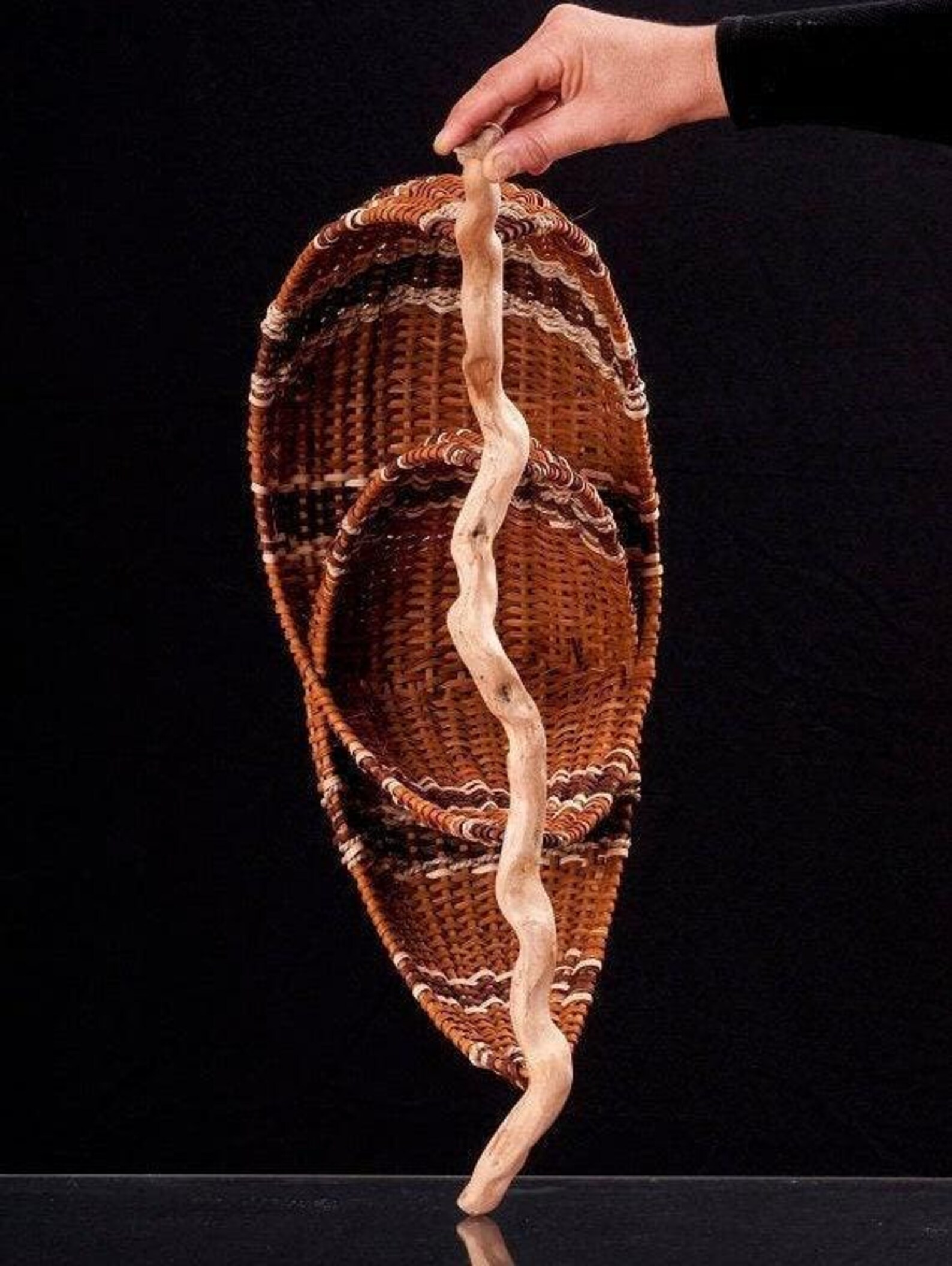 Sculpture Basket, Contemporary Art, Hand Made Woven Basket , Rib ...