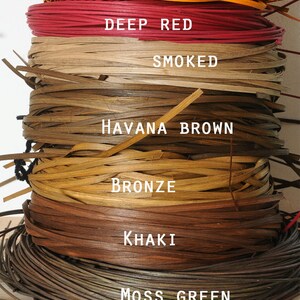 Space Dyed Reed - Round, Flat-flat, Flat-oval at All Sizes, Basket ...