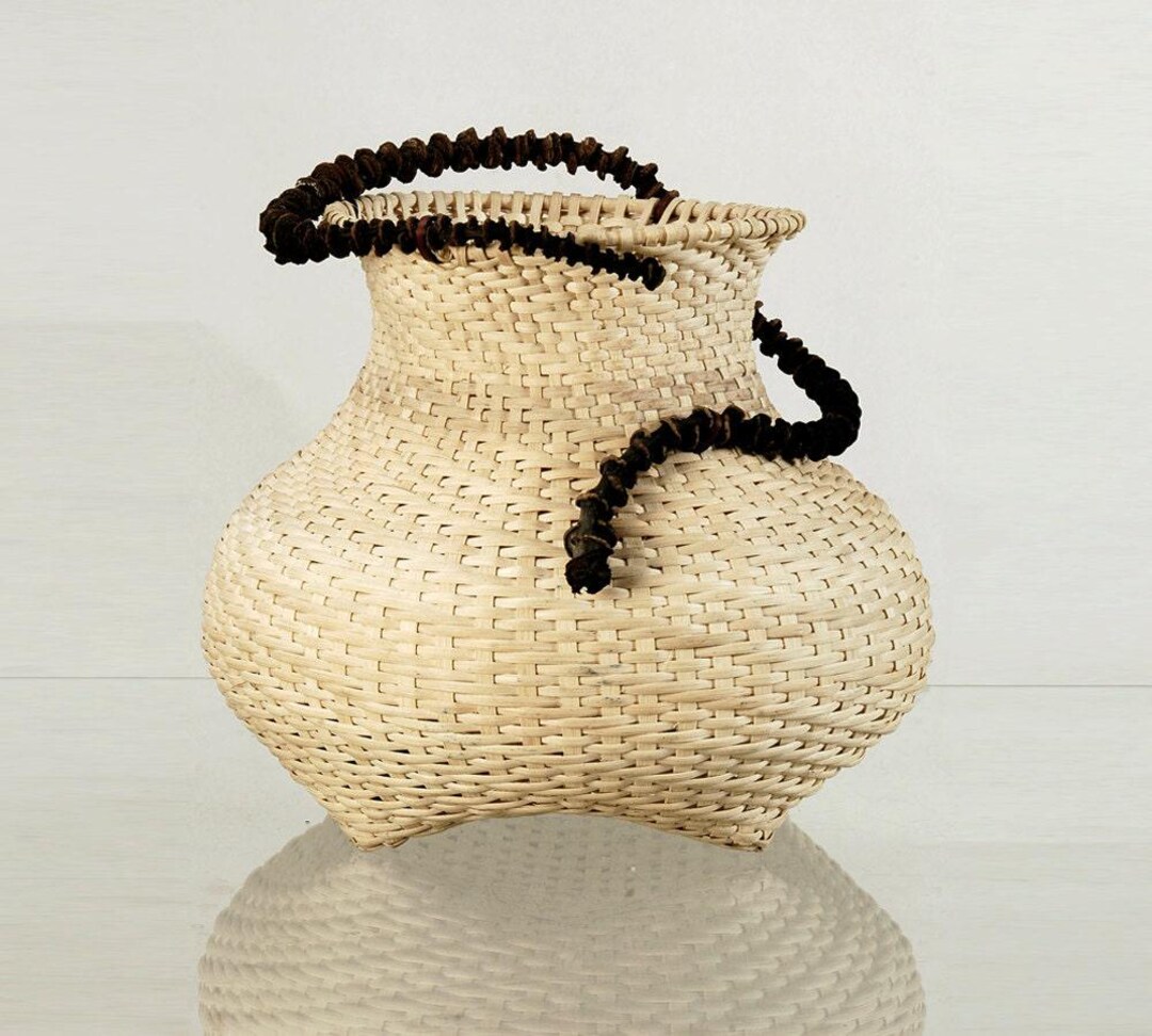 Woven Basket, Wicker Basket, Natural Color Basket, Contemporary Basket ...