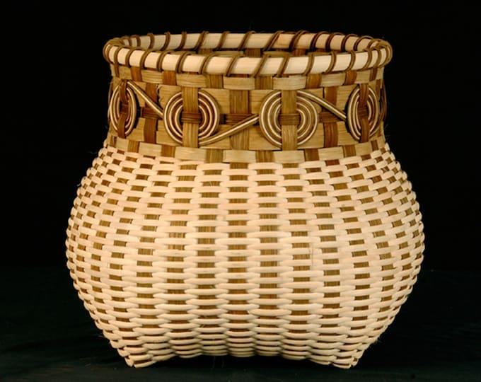 Antique Ojibwe Birch Bark Basket Birchbark Anishinabe Anishinaabe ...