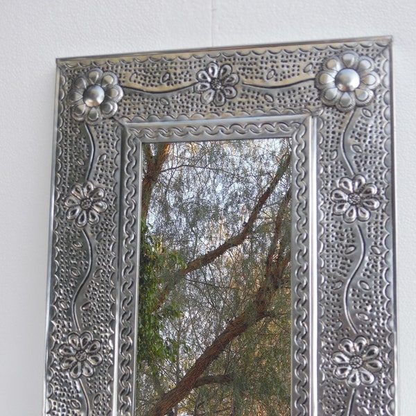 Mexican Tin Art Mirror - Etsy