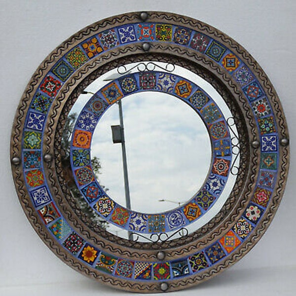 Mexican Punched Tin Mirrors - Etsy