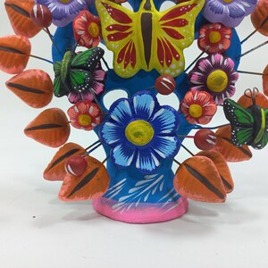 CLAY TREE of LIFE, 100% Handmade, Colorful Mexican Folk Art - Etsy