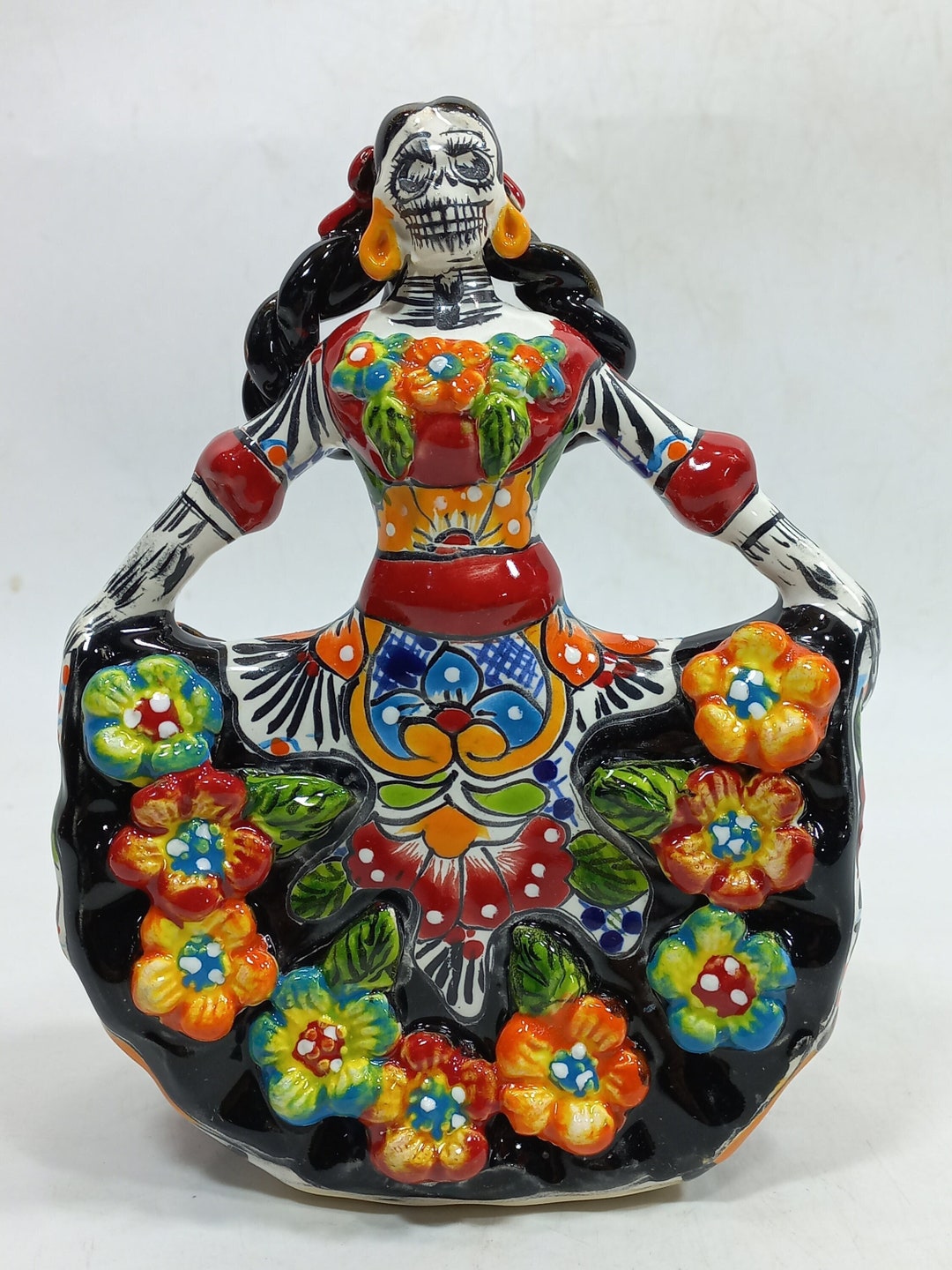 6 TALAVERA CATRINA With Dancing Dress, Mexican Colorful Day of the Dead ...