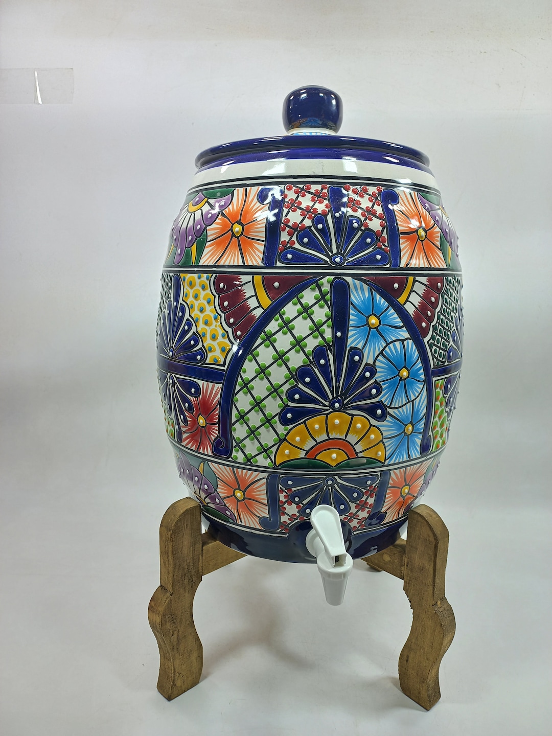 WATER CROCK Talavera Mexican Pottery Water Dispenser Glazed - Etsy