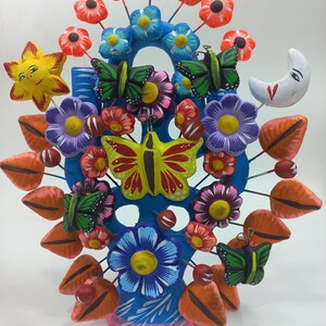 CLAY TREE of LIFE, 100% Handmade, Colorful Mexican Folk Art - Etsy