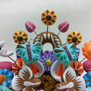 CLAY TREE of LIFE, 100% Handmade, Colorful Mexican Folk Art - Etsy