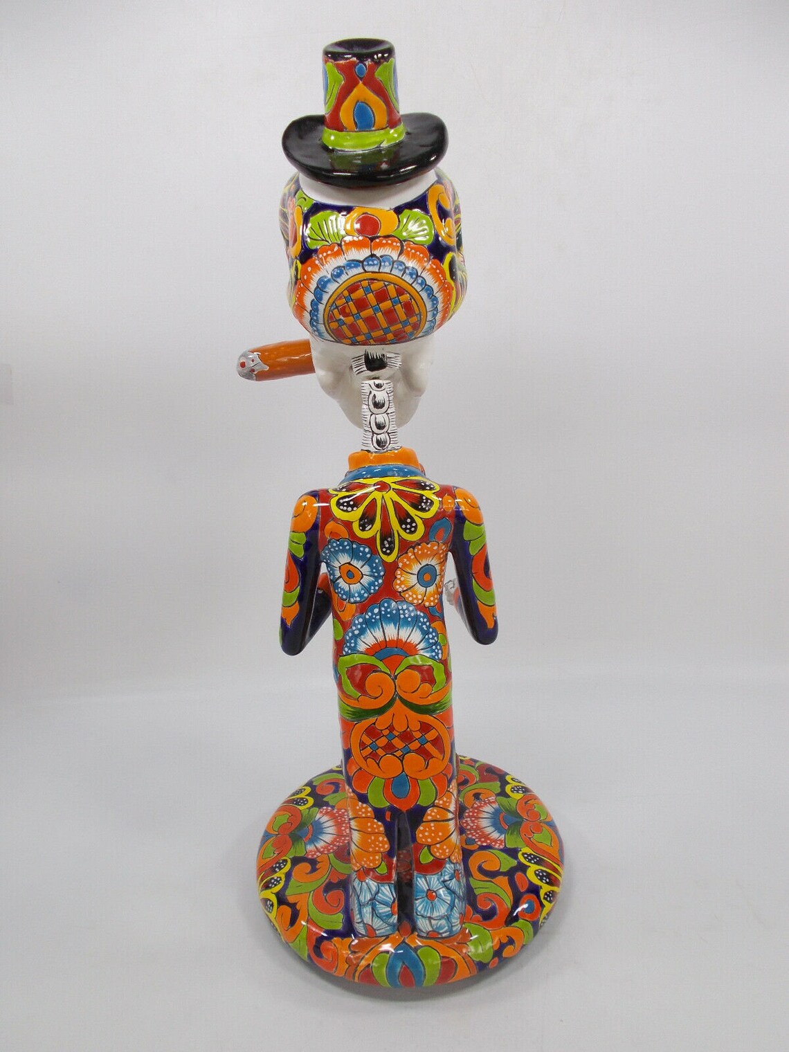 25 XL LARGE CATRINA male with cuban cigar mexican folk | Etsy