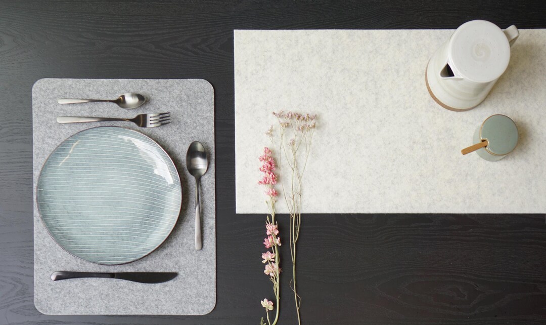 25 Cm Deep Felt 4 Mm Universal Table Runner – Length as Desired - Etsy