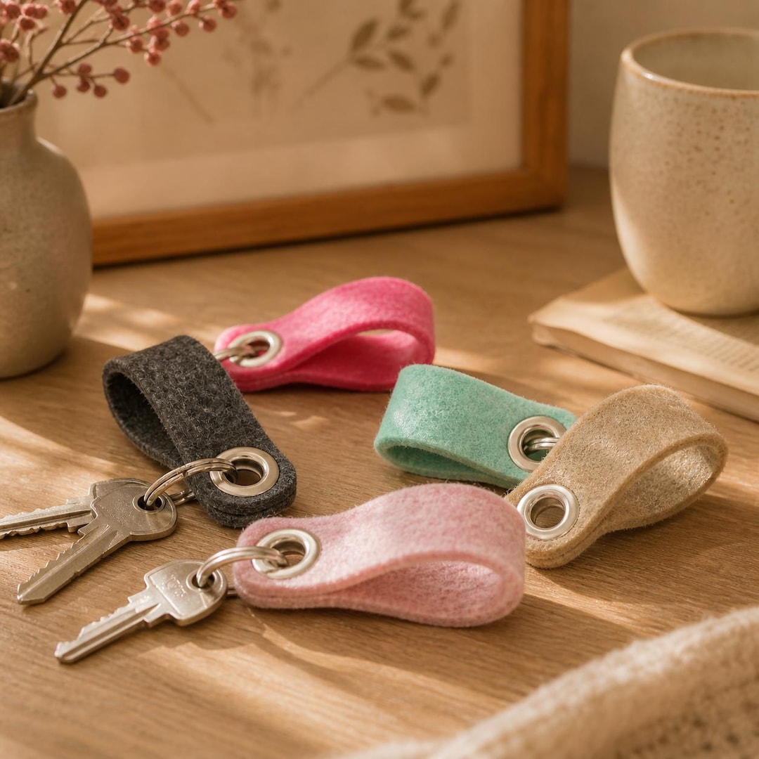 Felt Key Fob / Key Strap - Etsy