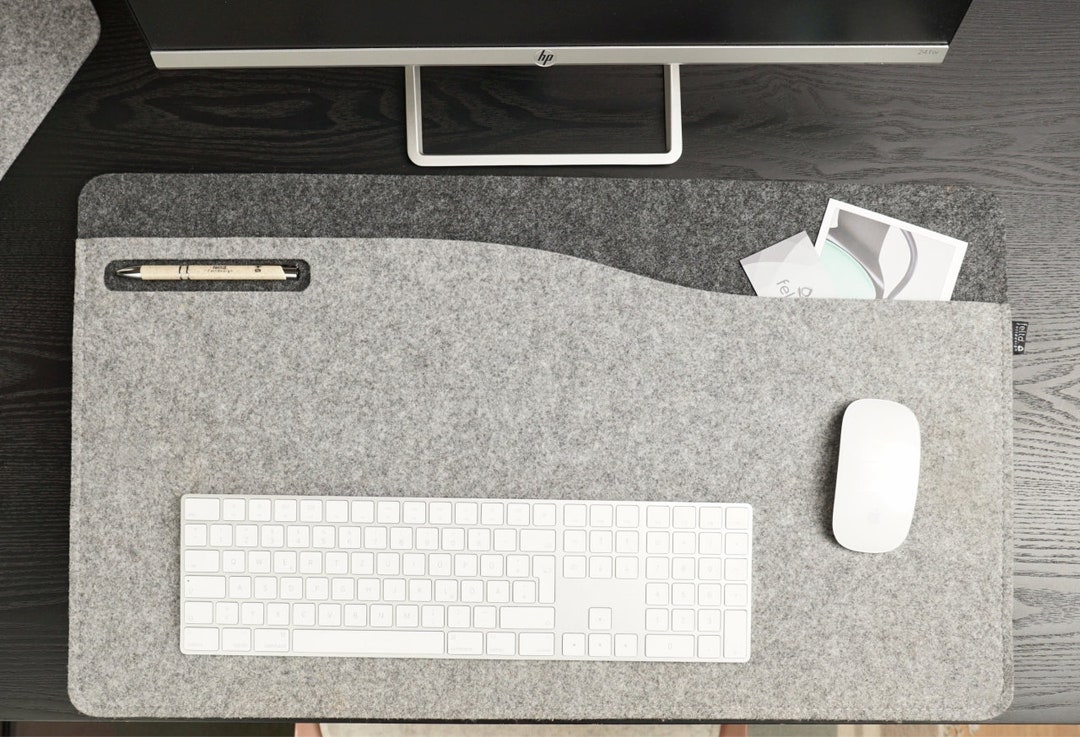 8 Mm Eco Felt Desk Pad Superior Desk Pad Desk Pad - Etsy