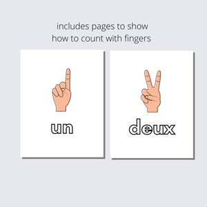 FRENCH Numbers Bundle | Flashcards, Full Page, Montessori, Matching ...