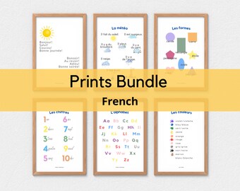 8 Print Bundle in Spanish | Greetings, Alphabet, Numbers, Shapes ...