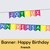 Happy Birthday / Joyeux Anniversaire Printable Banner US Letter A4 ...
