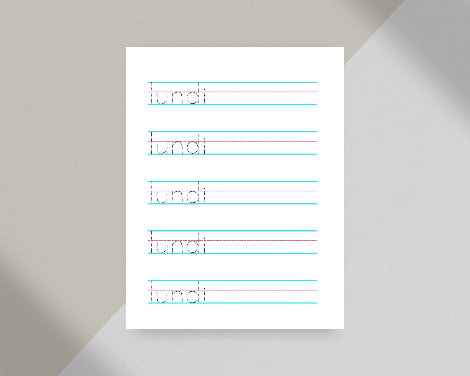 FRENCH Days of the Week Tracing Sheets Early Learning - Etsy