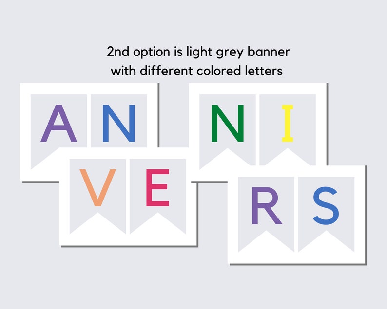 Happy Birthday / Joyeux Anniversaire Printable Banner | US Letter A4 ...