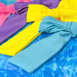 Pool Hair Bows, Water Bows, Swim Hair Bows, Hair Bows for Girls, Lake ...