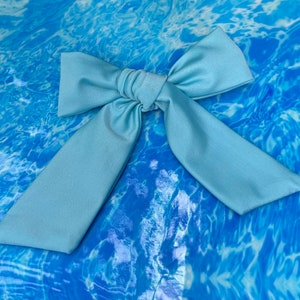 Pool Hair Bows, Water Bows, Swim Hair Bows, Hair Bows for Girls, Lake ...